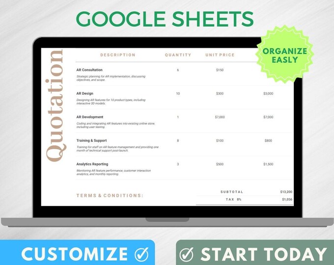 Printable Tour & Travel Package Quote Template for Excel and Google ...