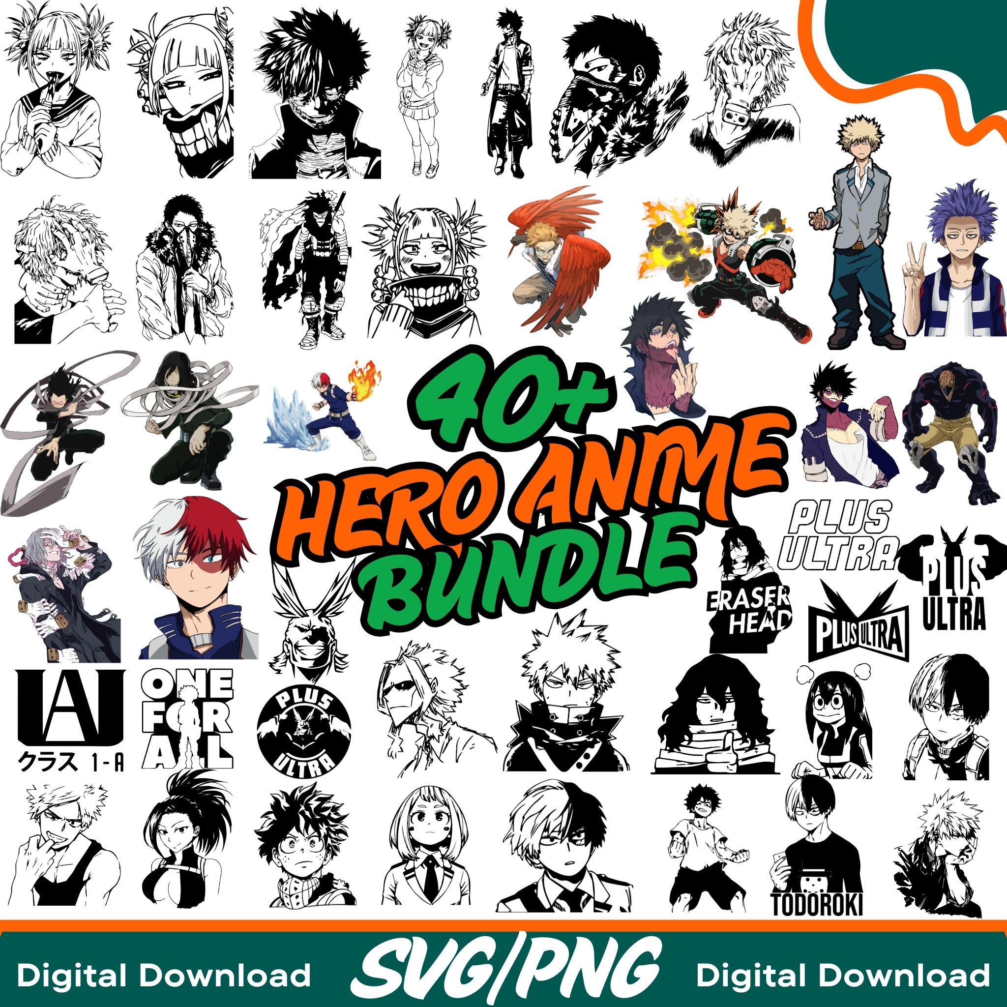 Anime Bundle, Cartoon Bundle |PNG, SVG| Anime Fan Art, Anime Png, Anime ...