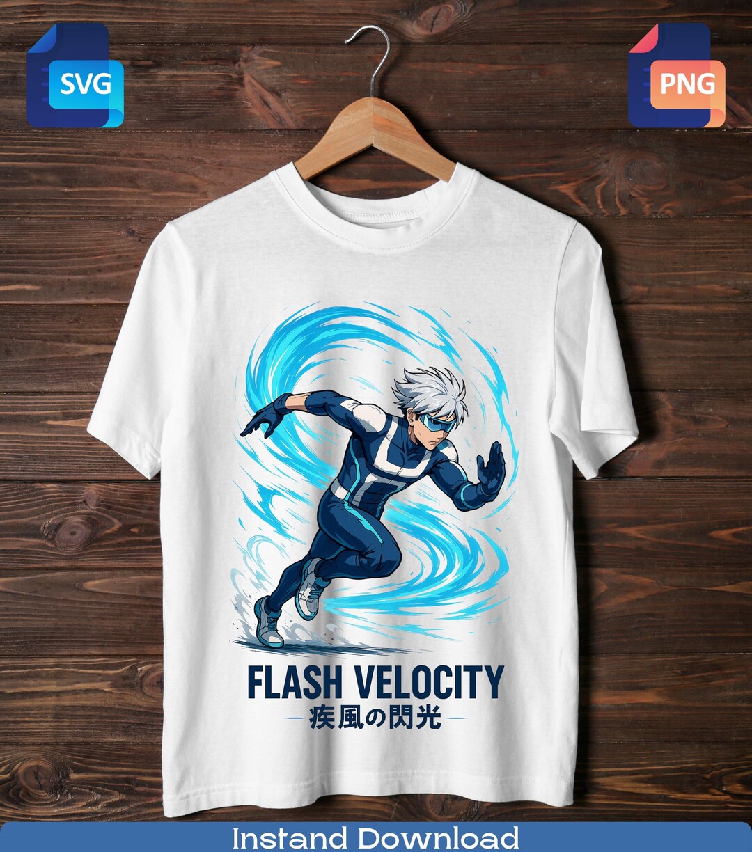 Flash Velocity Anime Fan Art |PNG, SVG| Anime Gift, Anime Png, Anime ...