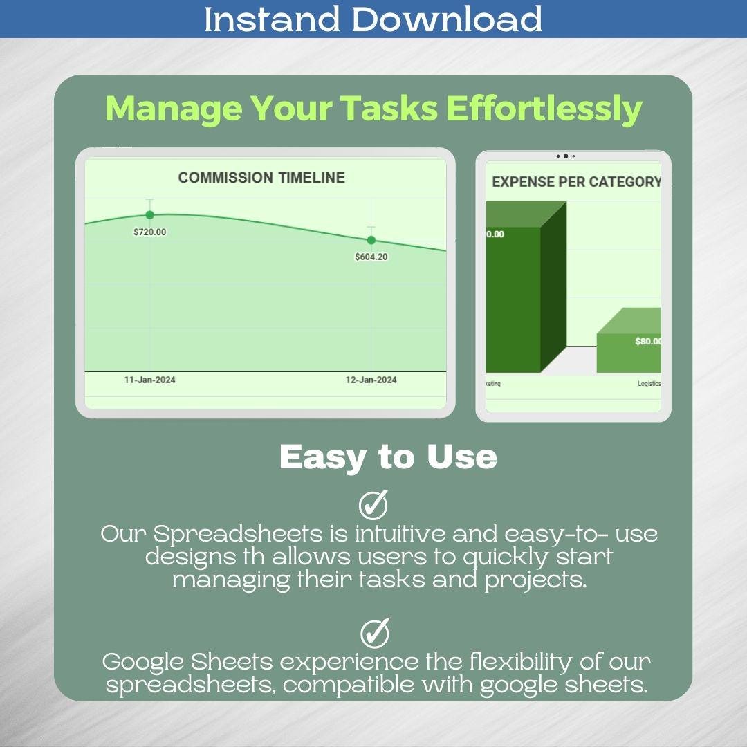 Sales Monthly Commission Tracker Template – Simplify Commission Management, Commission ...