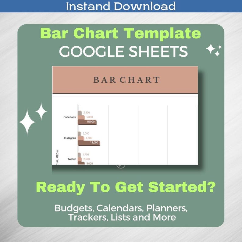 Bar Chart Template,editable Google Sheets Data Visualization Tool ...