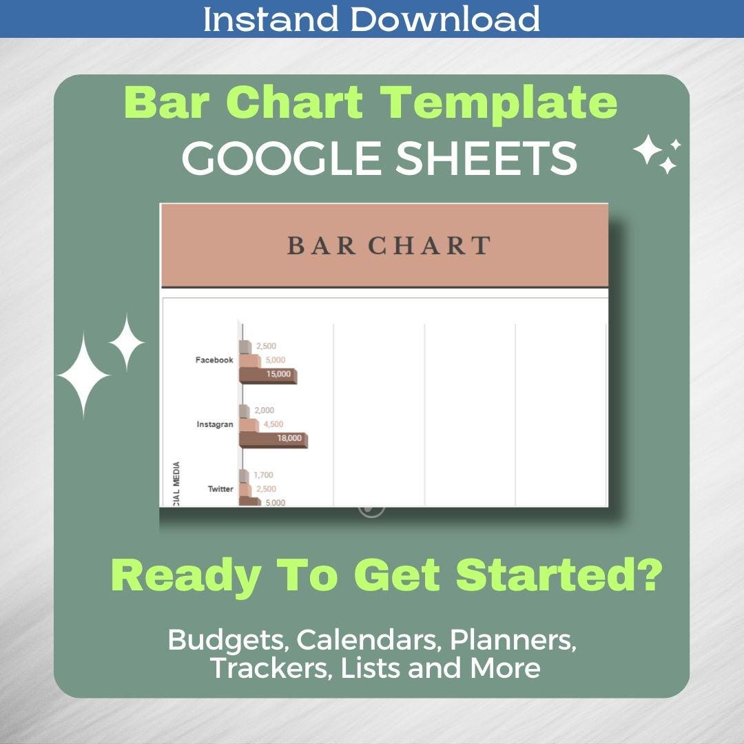 Bar Chart Template,editable Google Sheets Data Visualization Tool,customizable Graph Maker ...