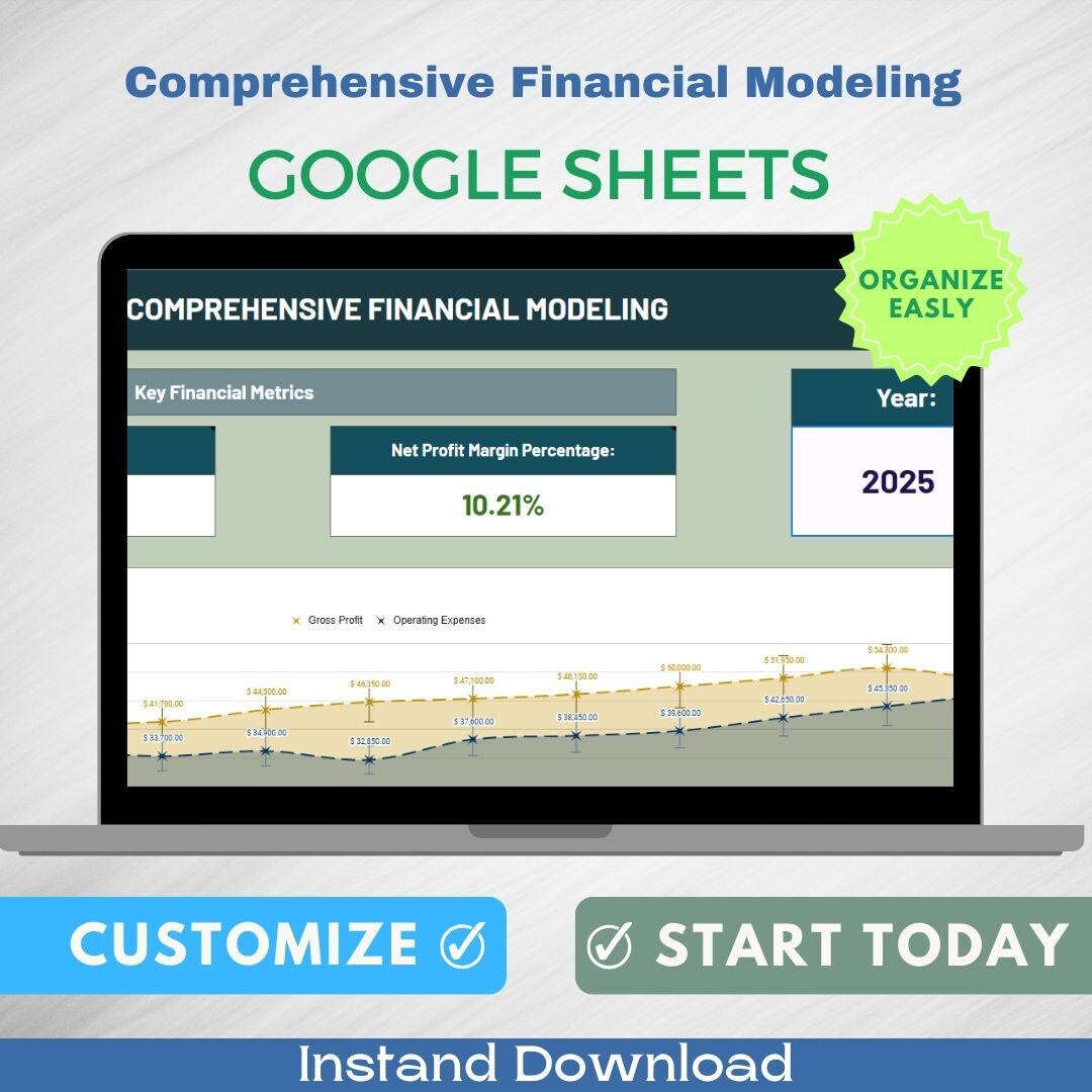 Comprehensive Financial Modeling Template – Advanced Financial ...