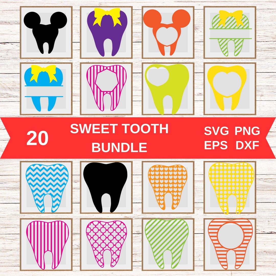 20 Sweet Tooth Bundle SVG, PNG, Digital Download, Easy to Use for ...