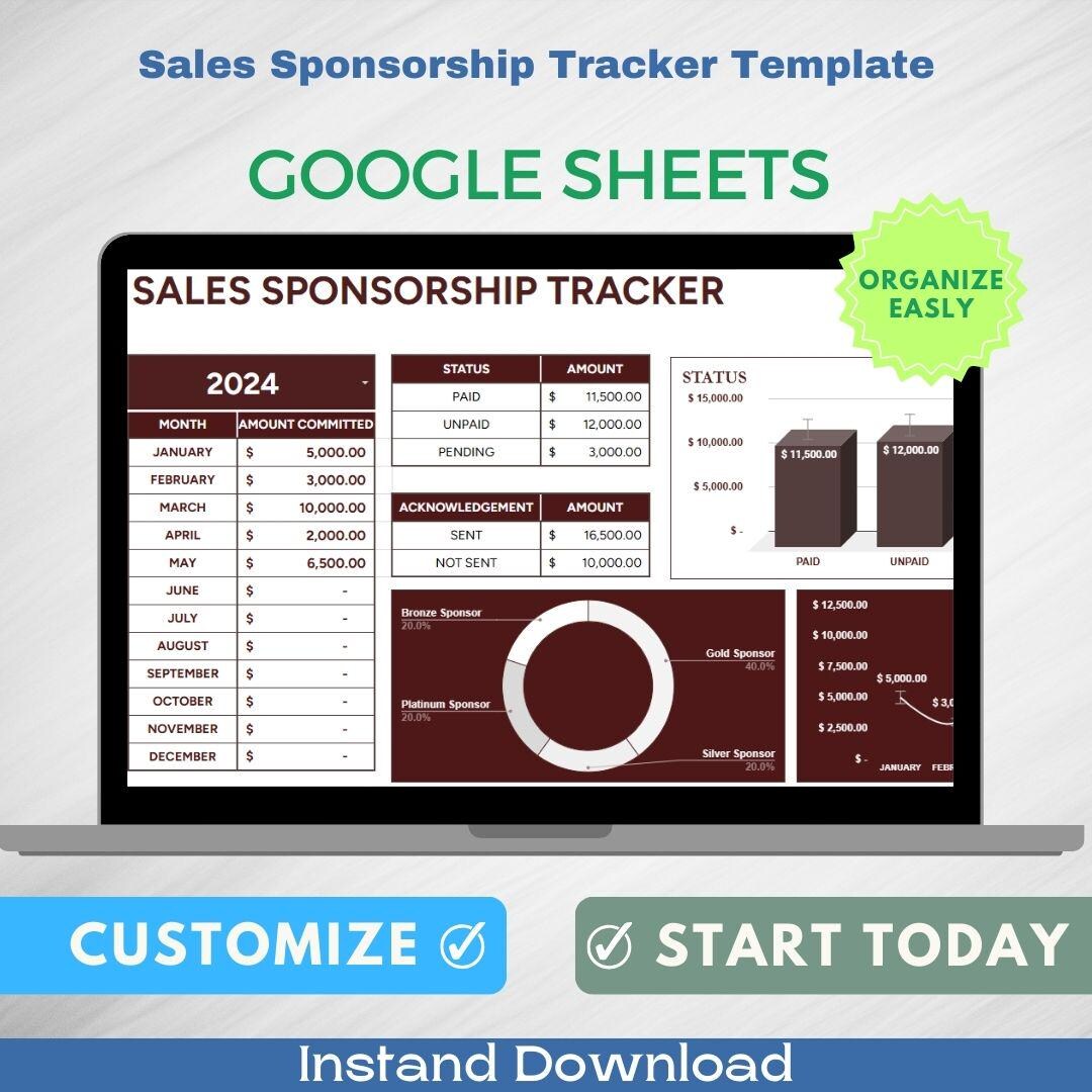 Sales Sponsorship Tracker Template – Organize and Optimize Your ...