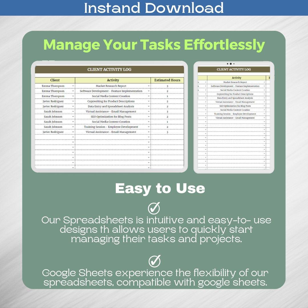 Business Estimate Template - Editable Google Sheets for Professional ...