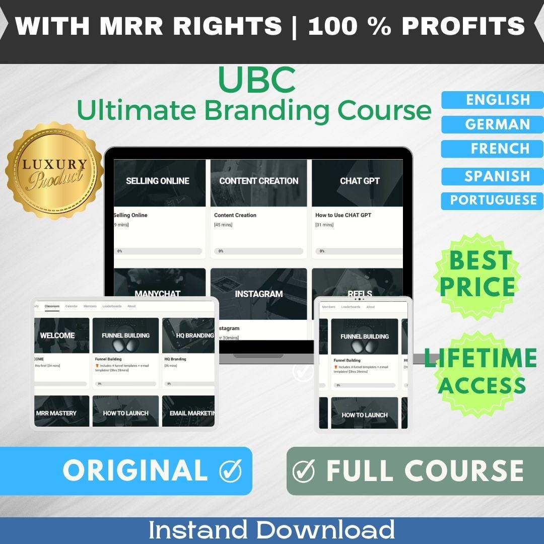 UBC Digital Marketing Course, Ultimate Branding Course With Master ...