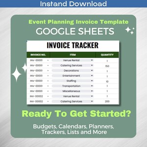 Event Planning Invoice Template Professional Invoicing for Event ...