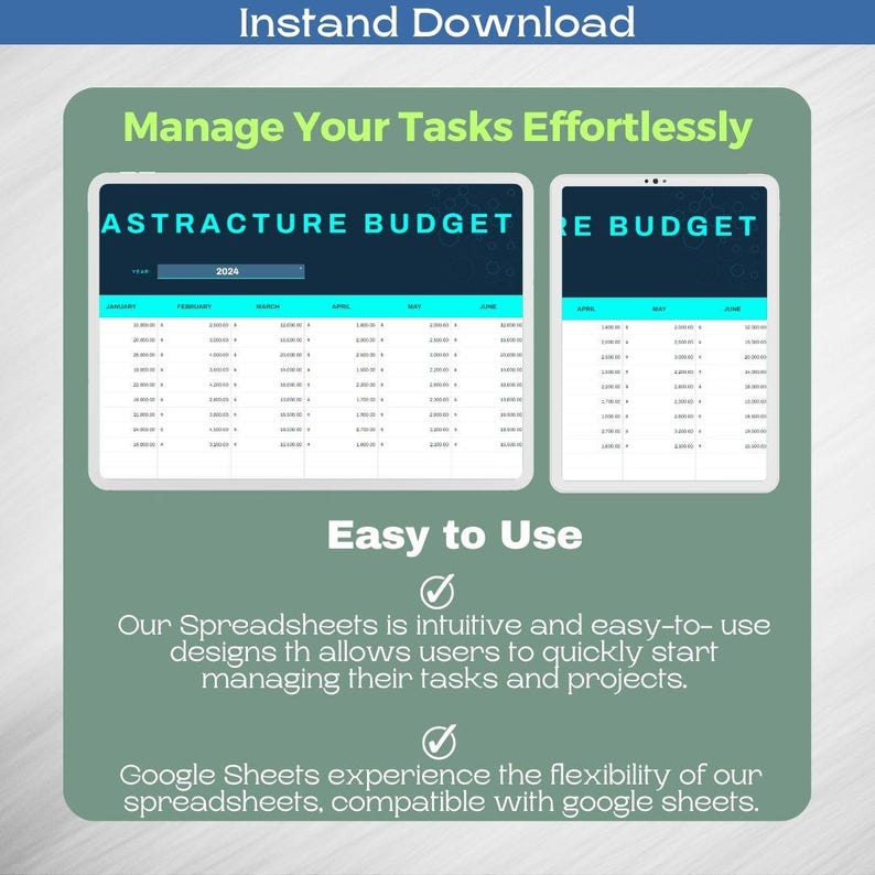 IT Infrastructure Budget Template - Editable Google Sheets for Tech ...