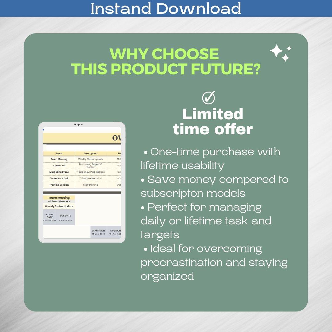 Overlapping Timeline Template - Editable Google Sheets for Project ...