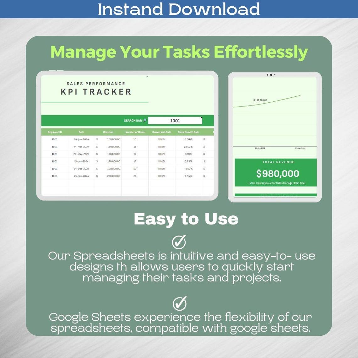Sales Performance KPI Tracker Template Measure and Maximize Your Sales ...