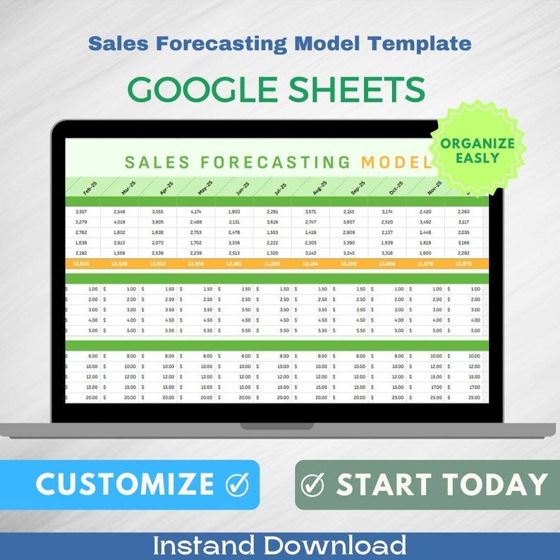 Sales Forecasting Model Template Predict And Maximize Your Sales
