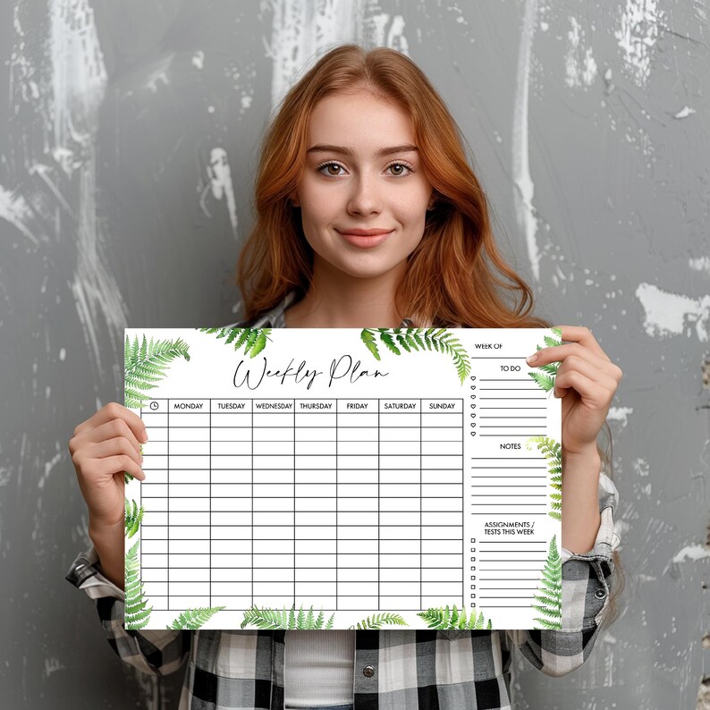 Homeschool Checklist, Printable Daily Schedule for Kids, Home School ...