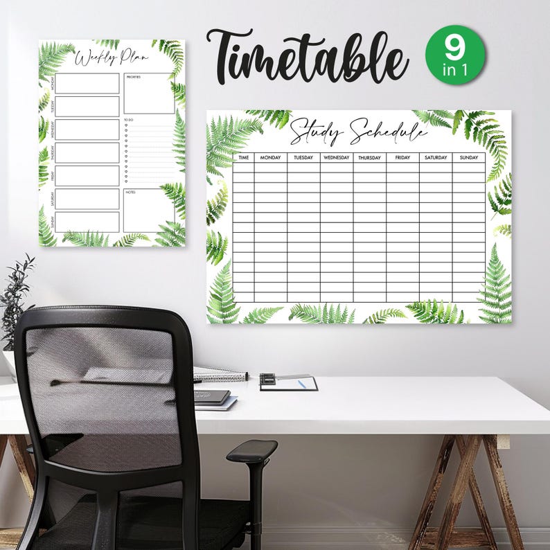 Homeschool Checklist, Printable Daily Schedule for Kids, Home School ...