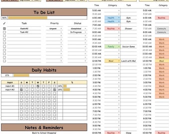 Organize & Achieve: Weekly Planner With To-do List, Habit Tracker, and ...