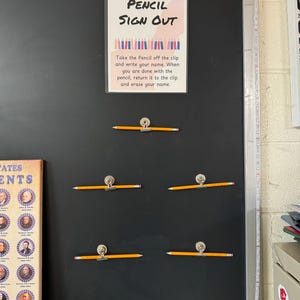 Pencil Sign Out Sign - Etsy