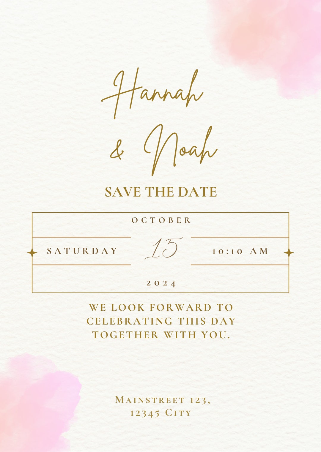 Wedding Invitation Template - Etsy