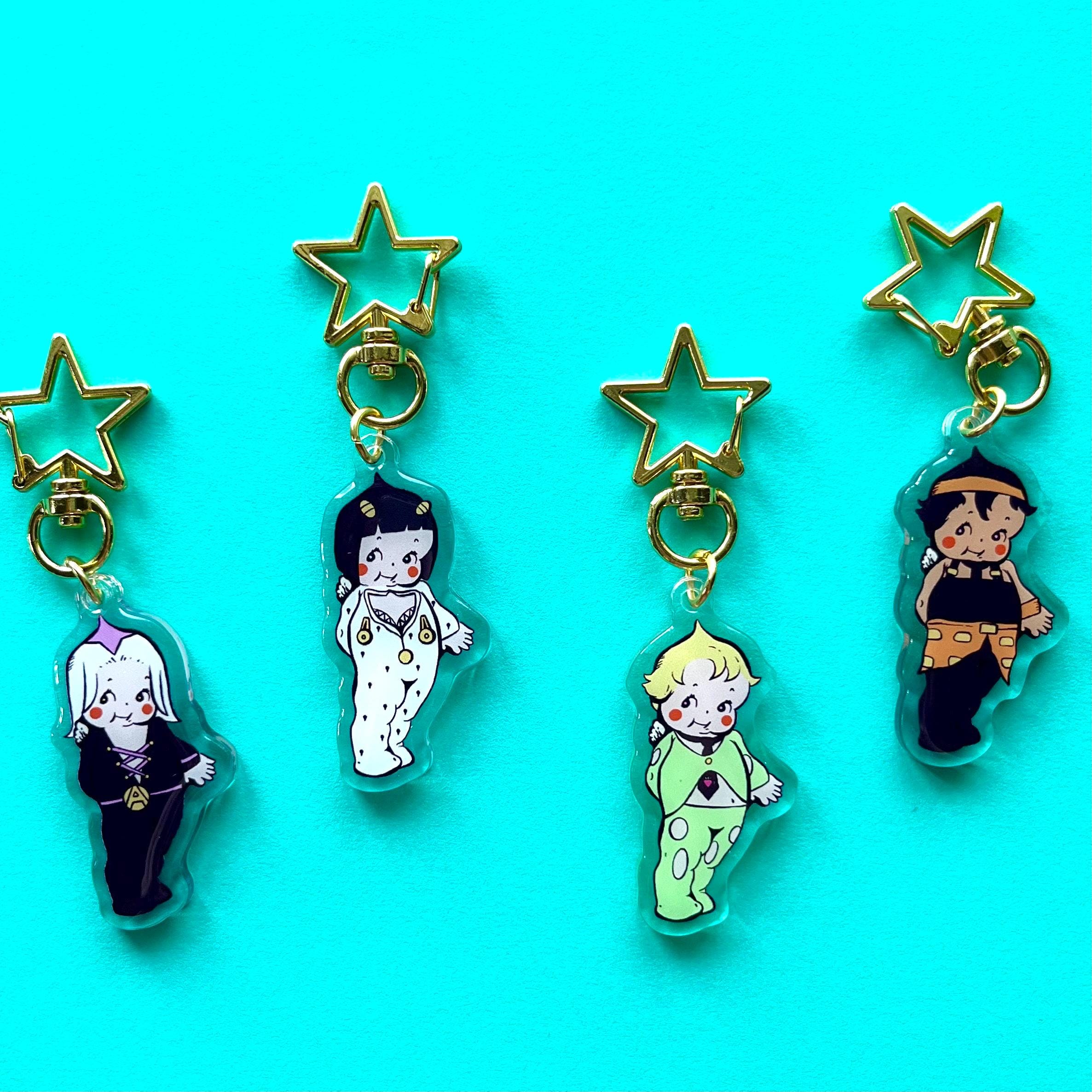 JJBA Part 5 Vintage Baby Keychain - Etsy