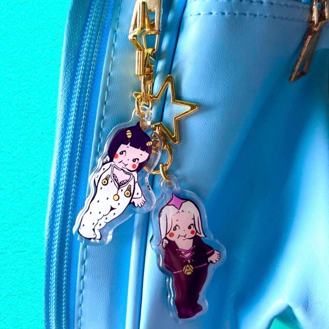 JJBA Part 5 Vintage Baby Keychain - Etsy