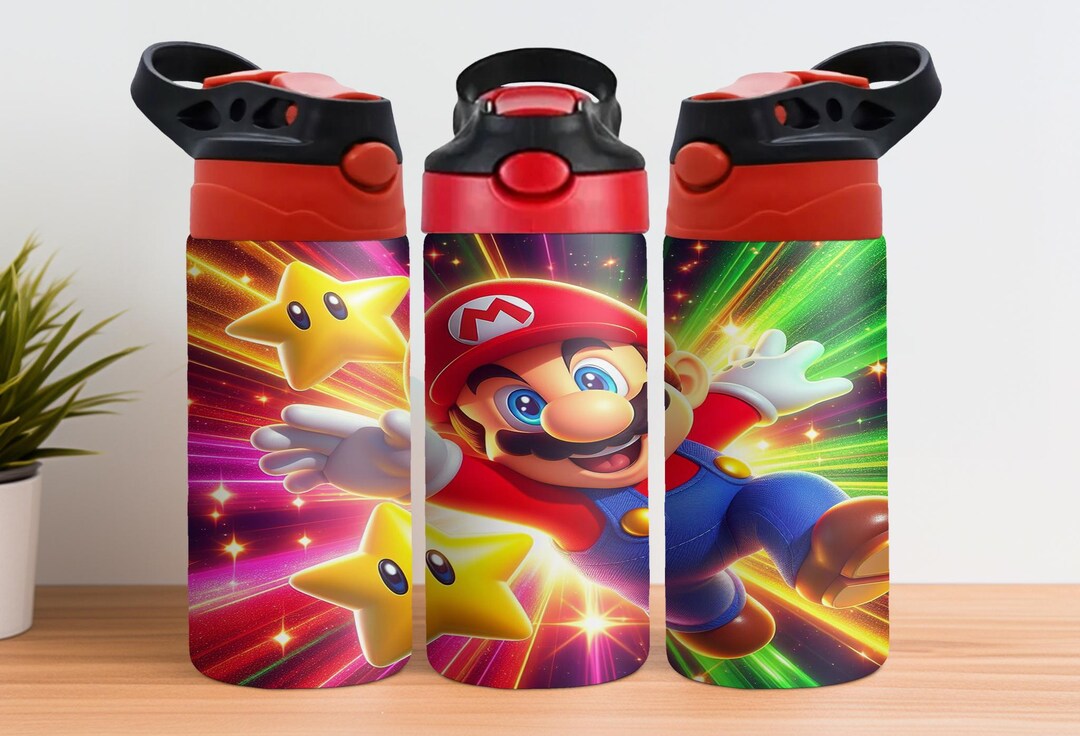 Super Mario Tumbler Design Bundle , Super Mario Tumbler Wrap PNG, 12oz ...