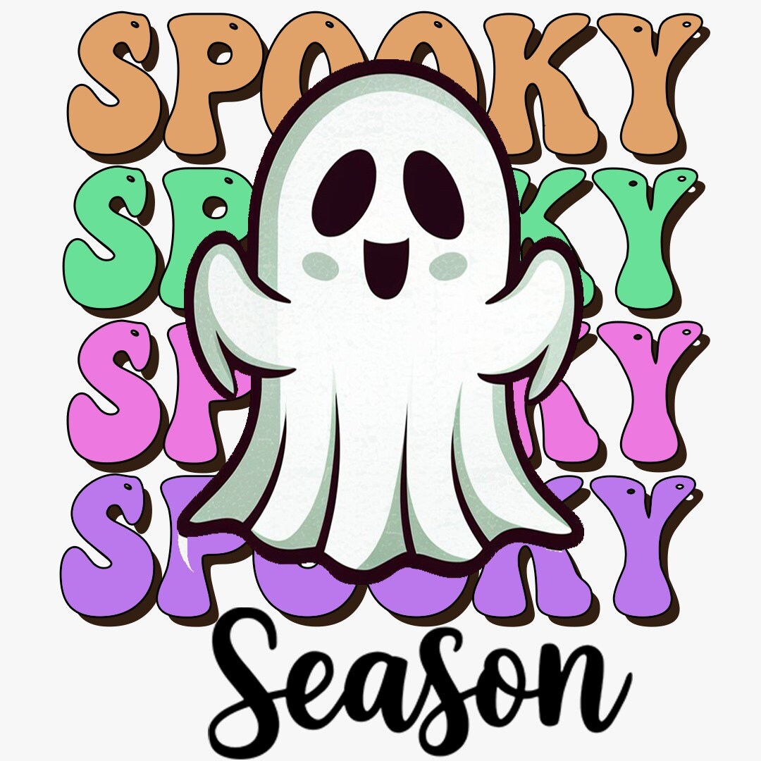 Halloween Ghost Boo Png, Retro Halloween Neon Png, Halloween Girl and ...