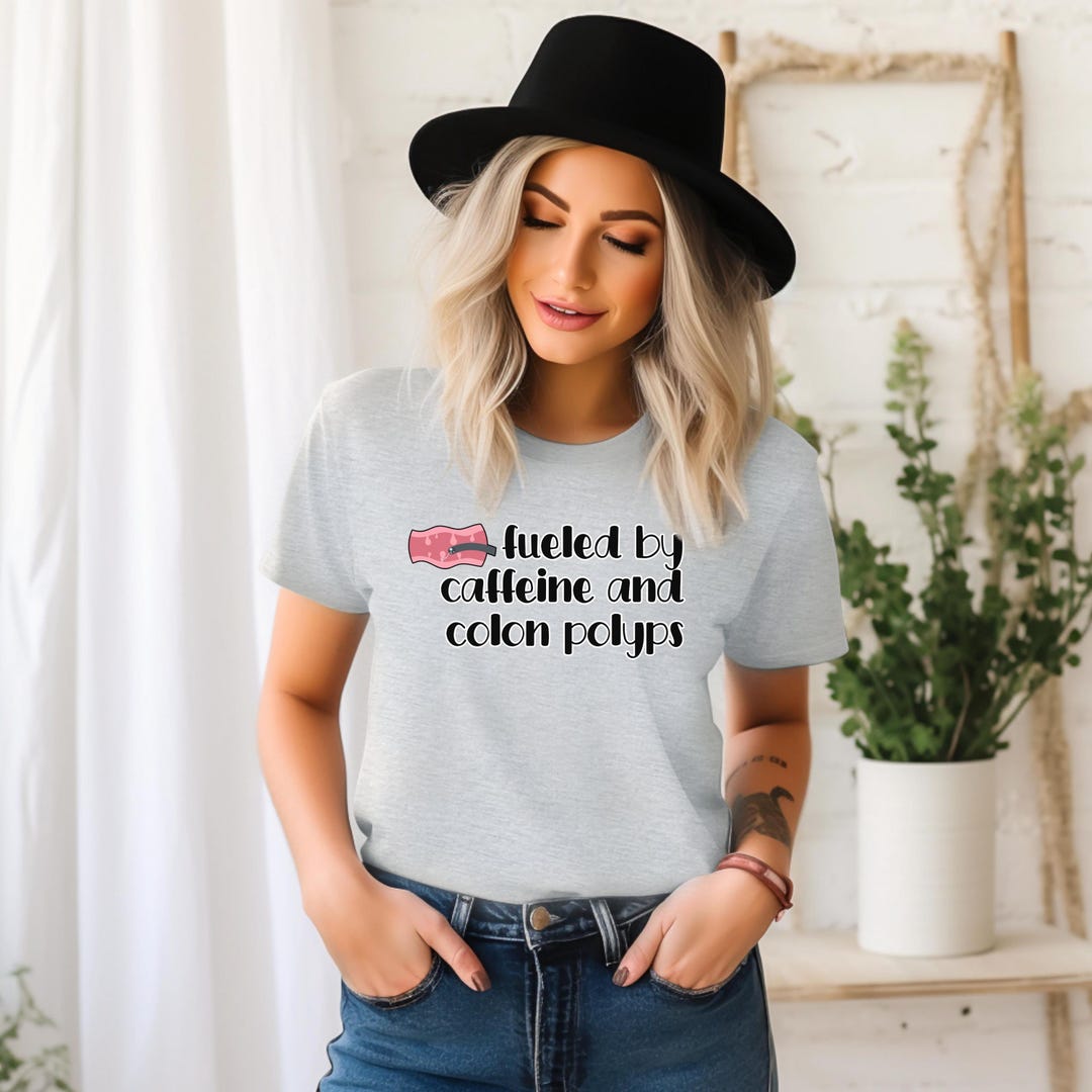 Caffeine & Colon Polyps Shirt: Humorous Endo Nurse Tee - Etsy