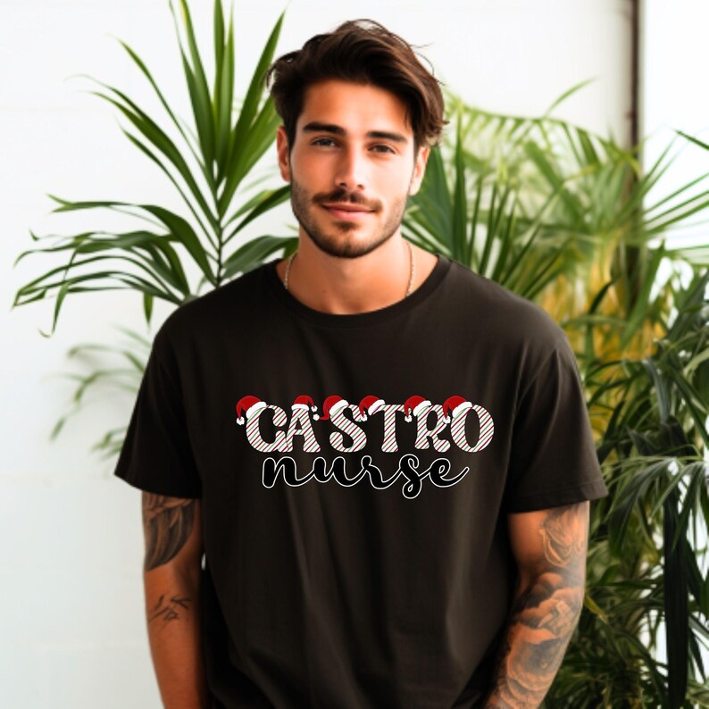 Gastroenterology Nurse Tshirt, Gastro Nurse Christmas Tee, ENDO Nurse ...