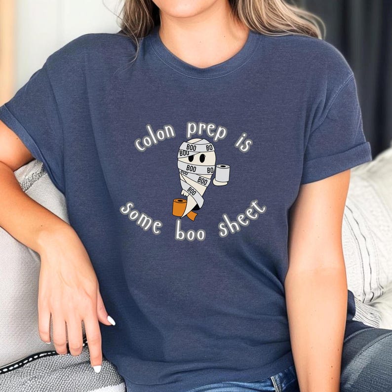 Funny Colonoscopy Prep Ghost Shirt: Halloween GI Nurse Tee - Etsy