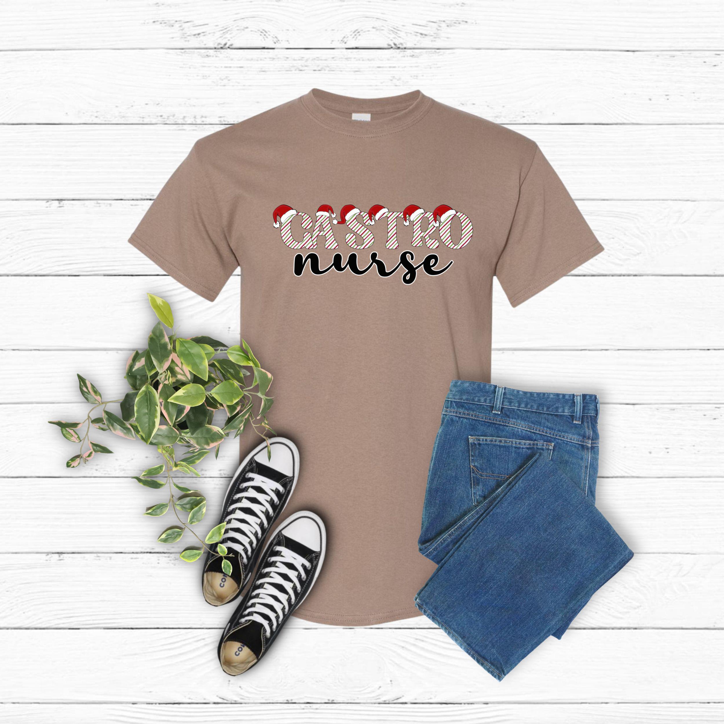 Gastroenterology Nurse Tshirt, Gastro Nurse Christmas Tee, ENDO Nurse ...