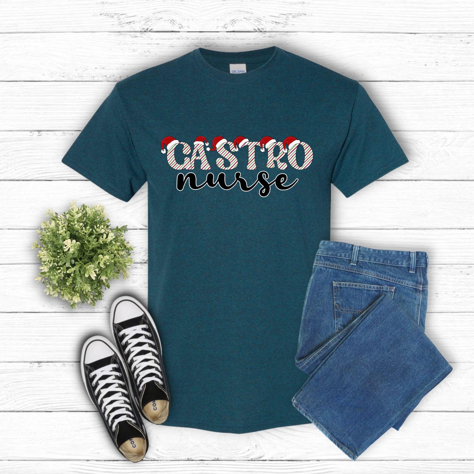 Gastroenterology Nurse Tshirt, Gastro Nurse Christmas Tee, ENDO Nurse ...