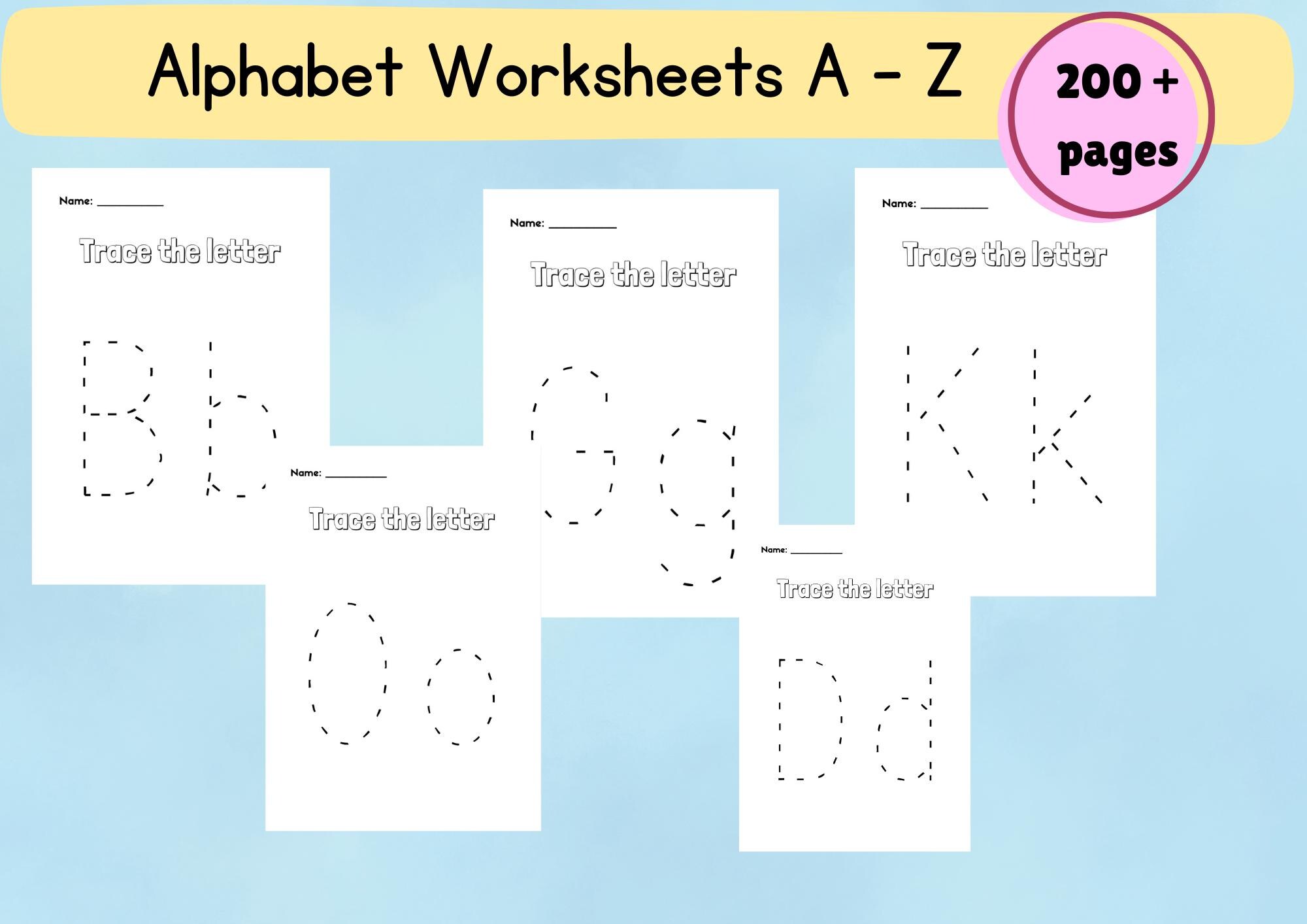 Alphabet Activity Worksheets, Letter of the Week, Letter of the Day ...
