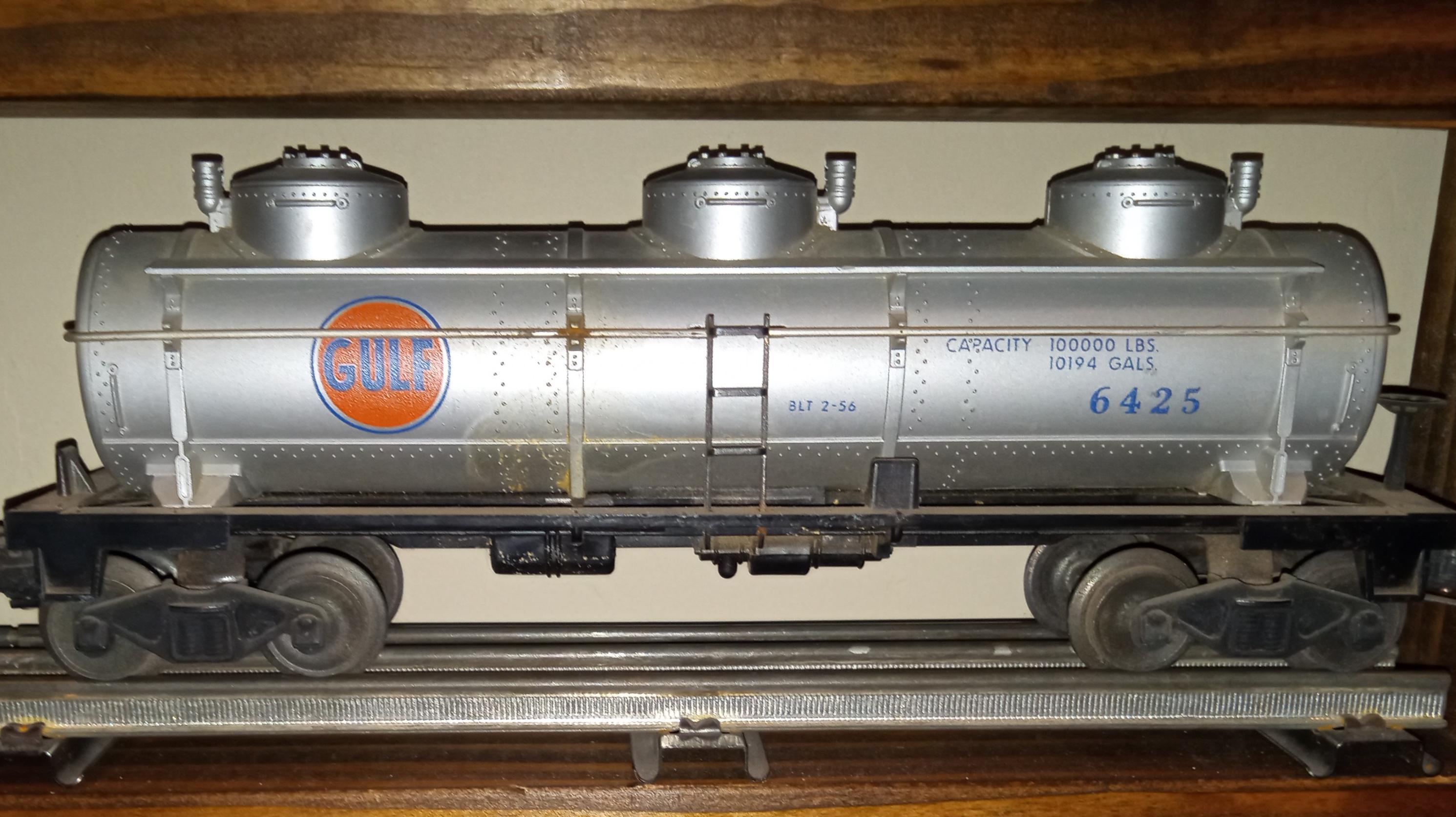 Vintage Lionel 6425 Gulf Tank Car 3 Dome - Etsy