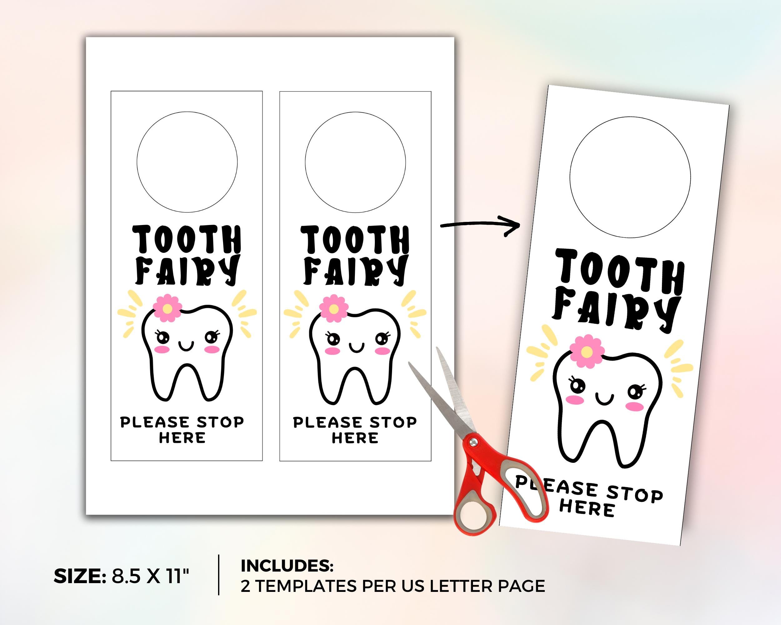 Editable Tooth Fairy Letter, Tooth Fairy Note, Tooth Fairy Receipt ...