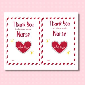 Nurse Appreciation Gift Card Holder, Printable Gift for Nurse, Nurse ...