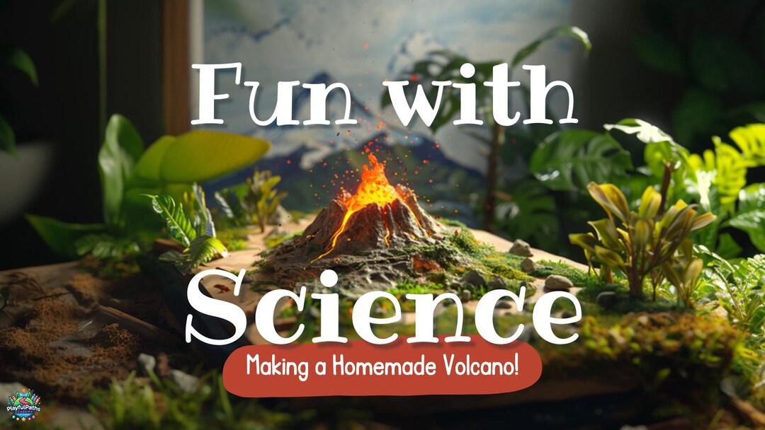 Fun With Science: Homemade Volcano Eruption (educational DIY Video) - Etsy