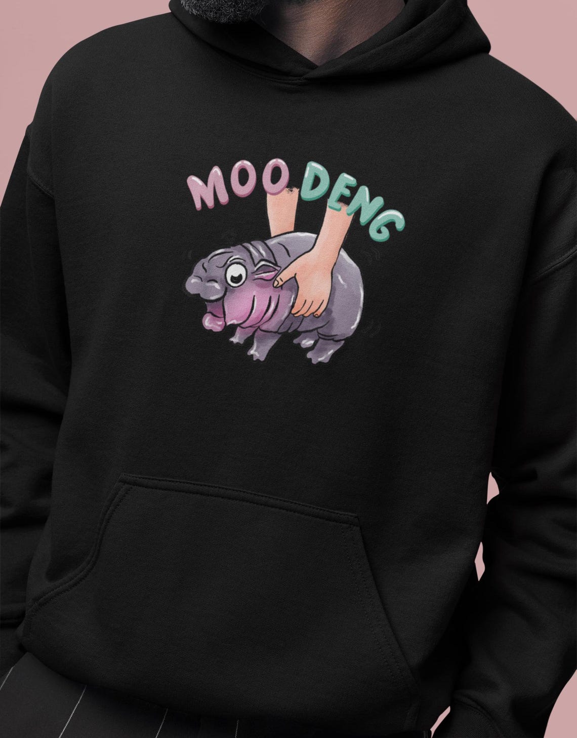 Moo Deng Shirt, Cute Baby Pygmy Hippo Moodeng Bouncy Pig Outfit - Etsy