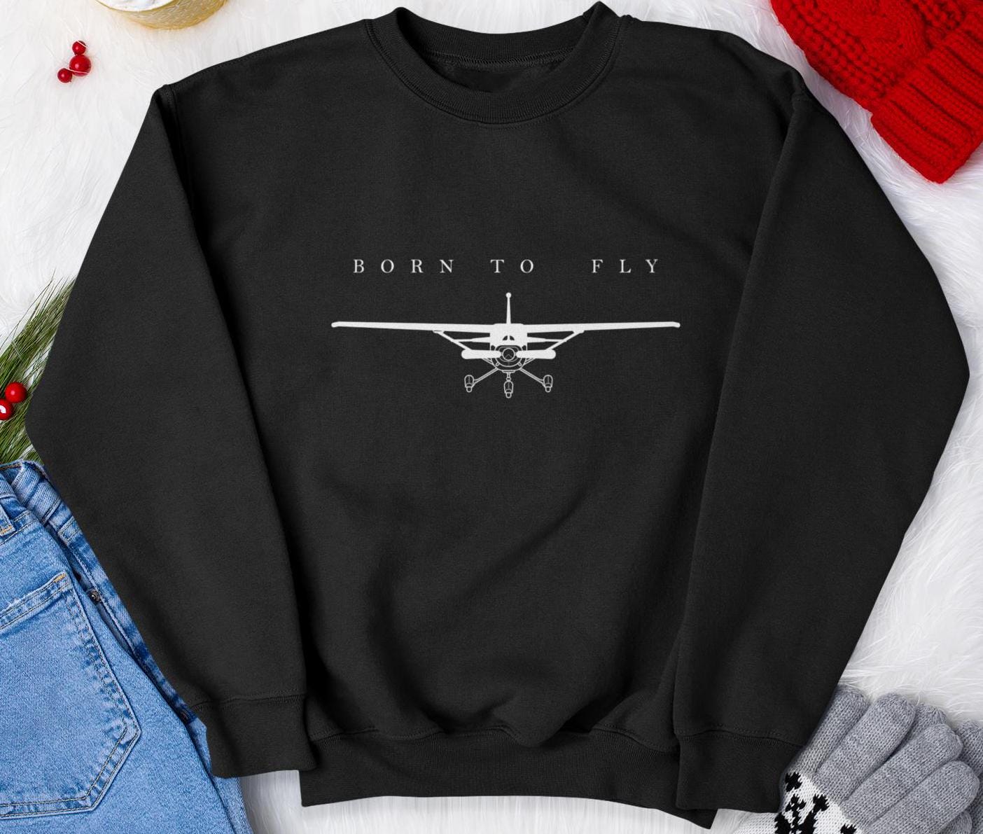 Pilot Shirt, Born to Fly Tee, Airplane Aviation Flight Lovers Outfit ...
