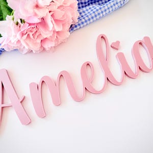 Custom Kids Name Sign 3D Printed Kids Bedroom Wall Decor Personalised ...