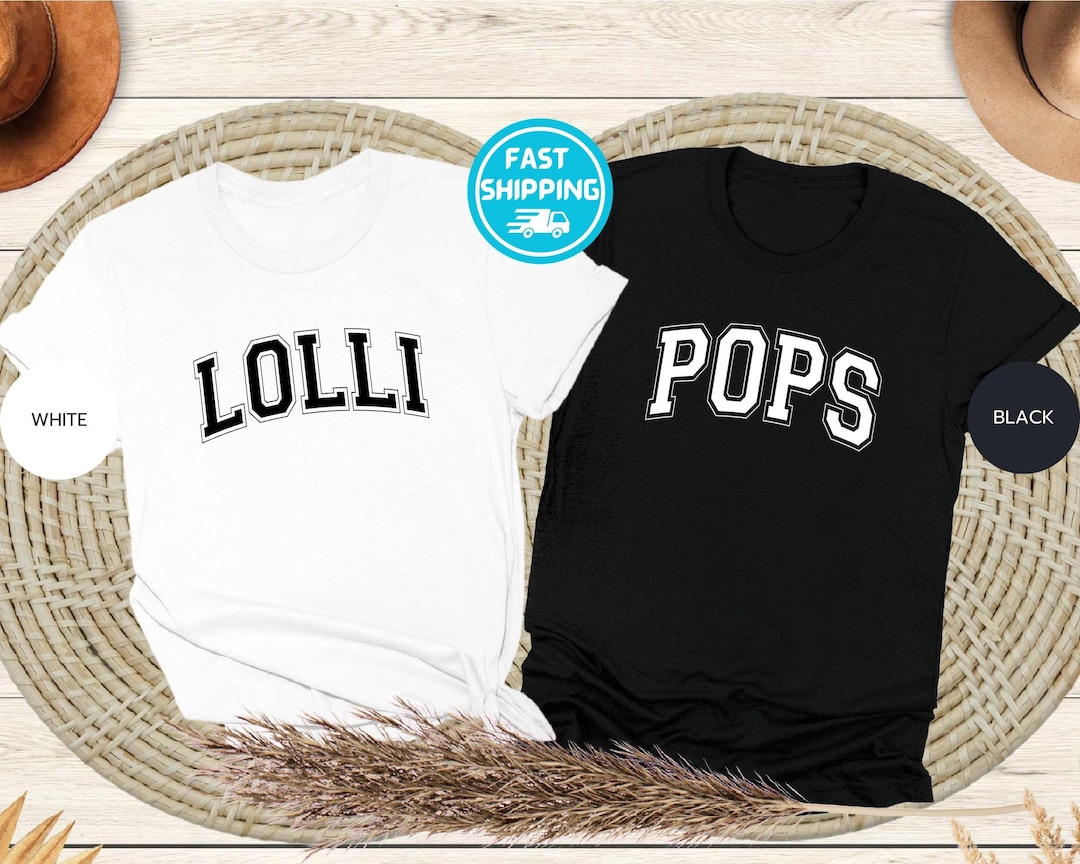 Lolli Pops Shirts, New Grandma and Grandpa to Be Gift, Pregnancy ...