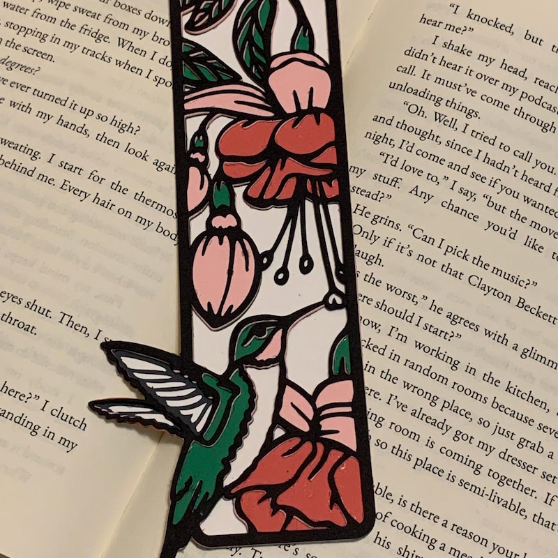 Hummingbird Bookmark - Etsy