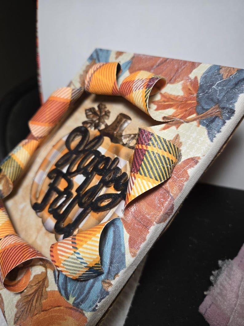 Happy Fall Pumpkin Busted Canvas - Etsy