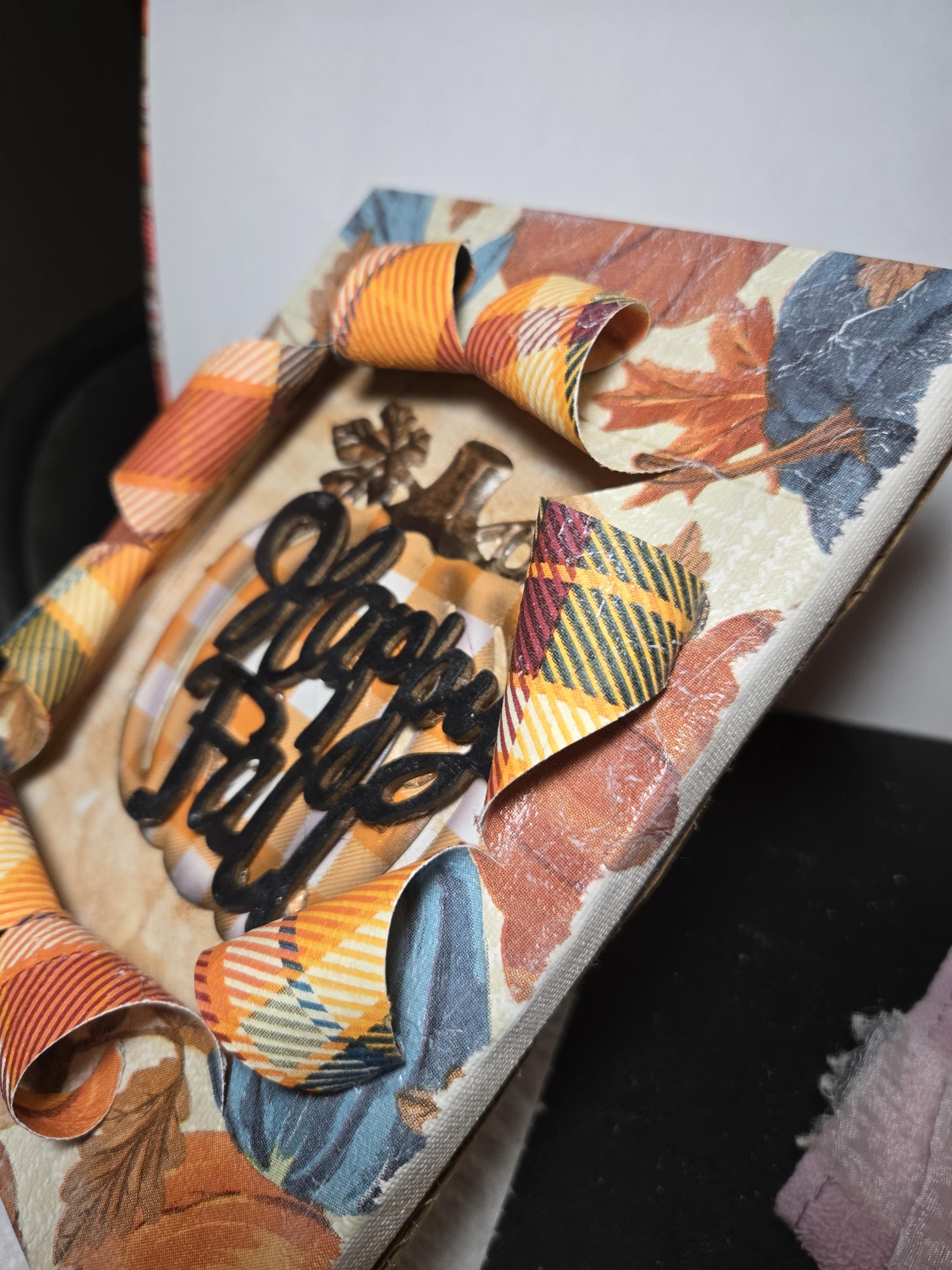 Happy Fall Pumpkin Busted Canvas - Etsy