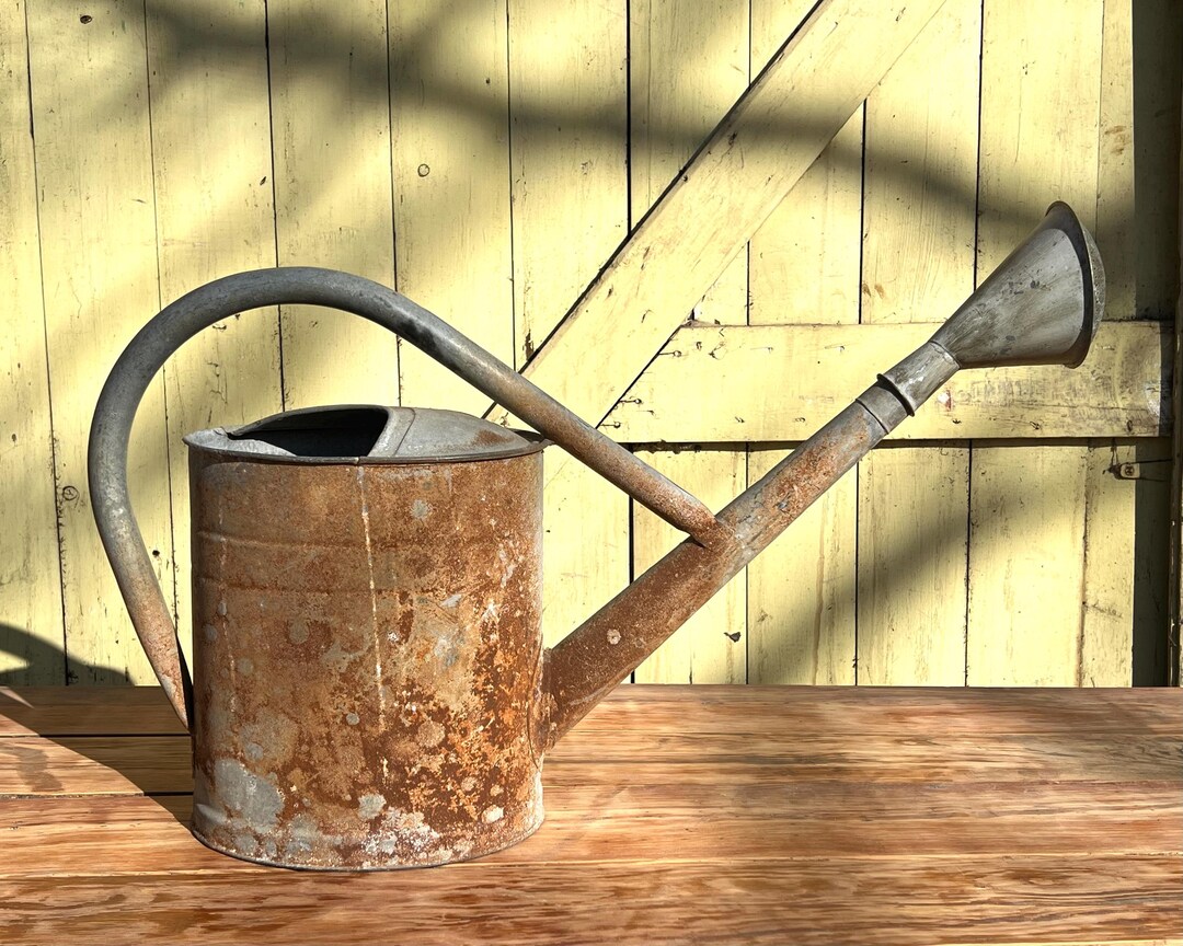 Vintage Galvanized German Flying Bat Watering Can 10 TGL - Etsy