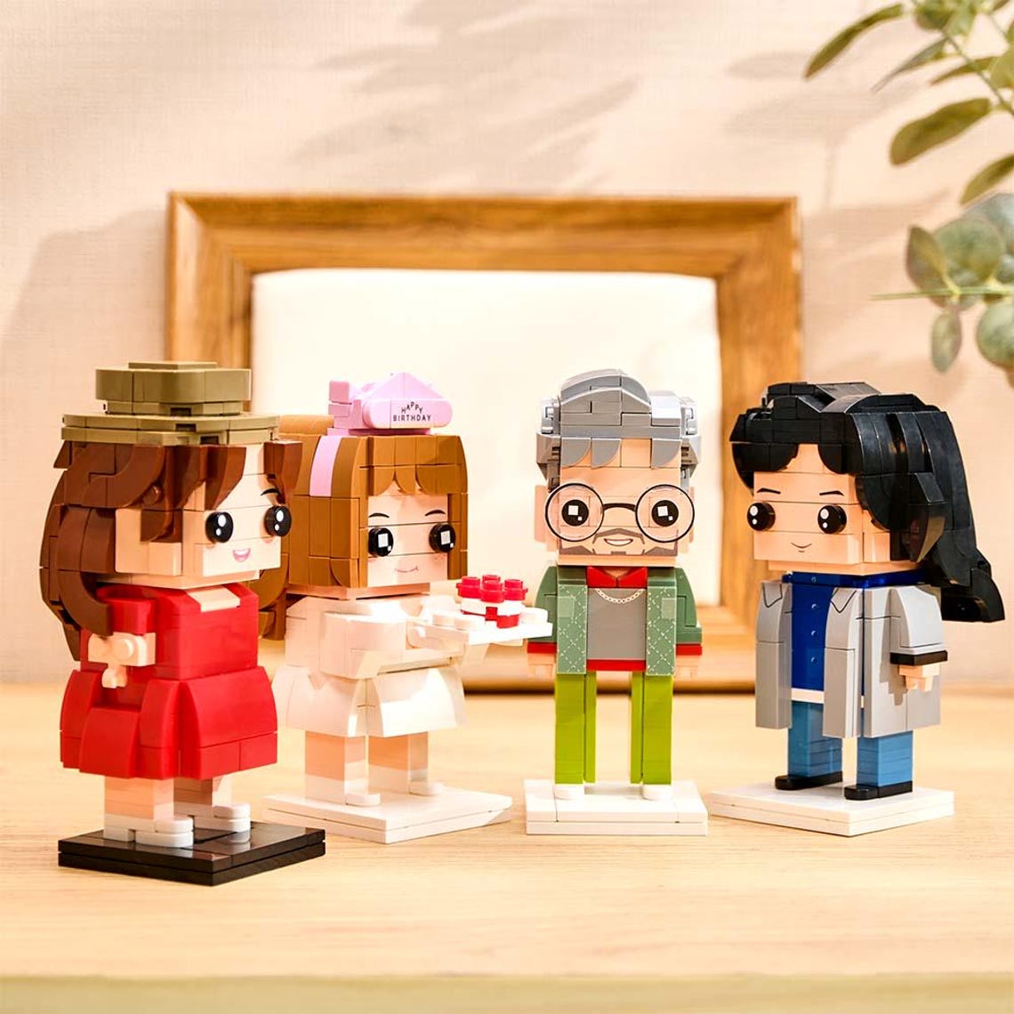 Personalised Full-body Wedding Brick Figurines, Custom Brick Figures ...