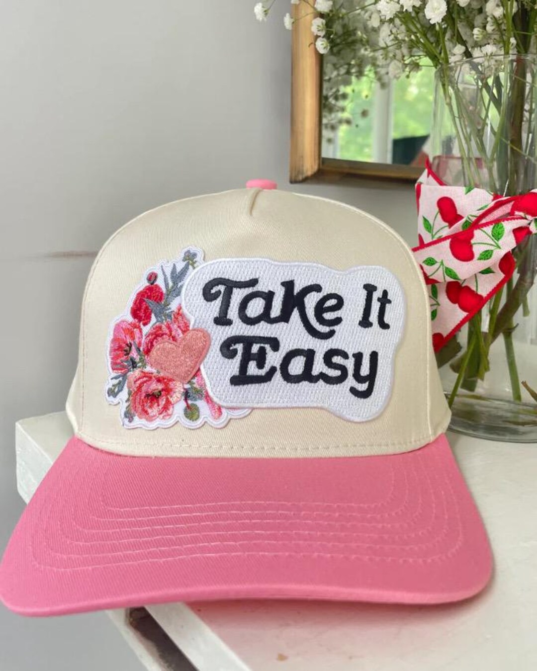 Take It Easy Trucker Hat, Night Out Trucker Hat, Women’s Trucker Hat ...