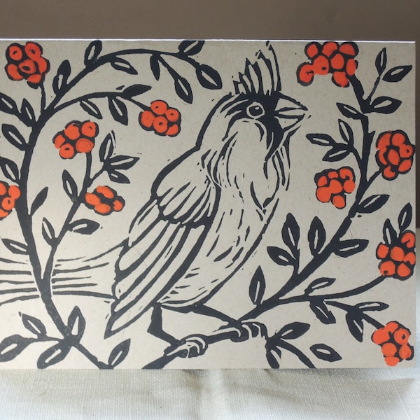 Block Print Cards - Etsy