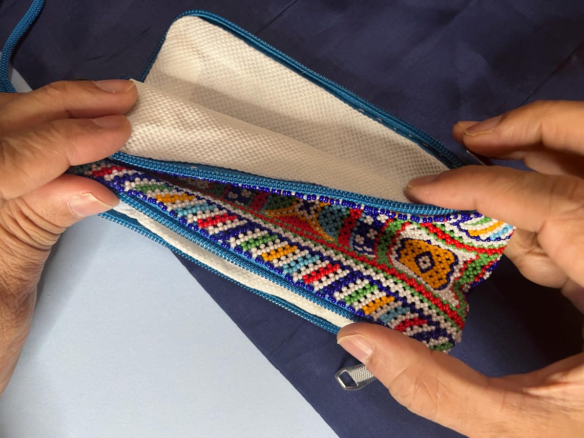 Handmade Beaded Purse/clutch With Waist Clip - Etsy