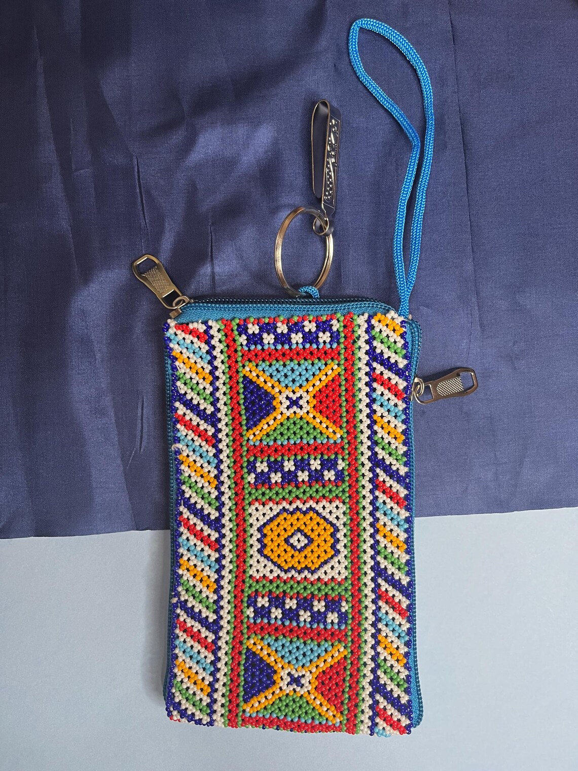 Handmade Beaded Purse/clutch With Waist Clip - Etsy