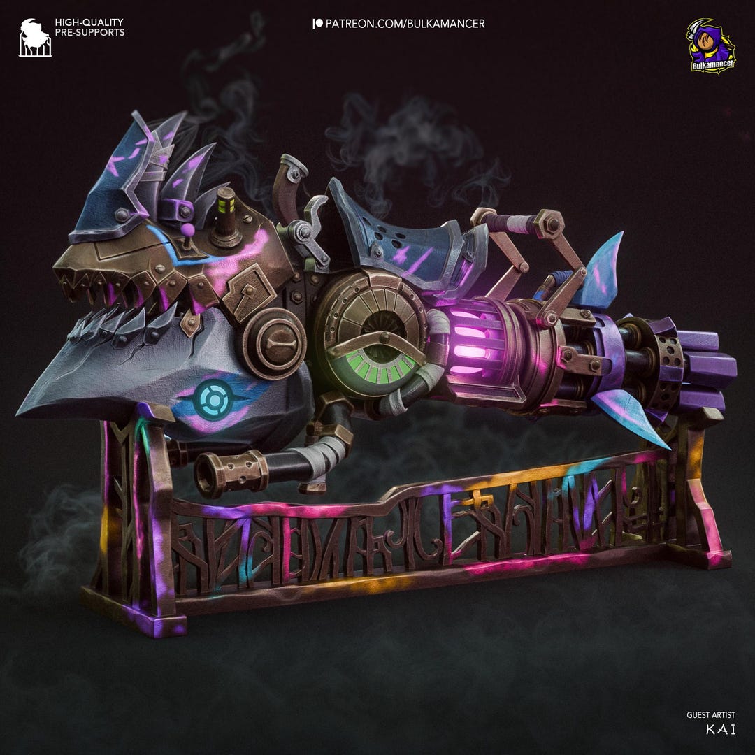 Unpainted Arcane: Jinx Rhino Gun |perfect Gift for Collectors & DIY ...