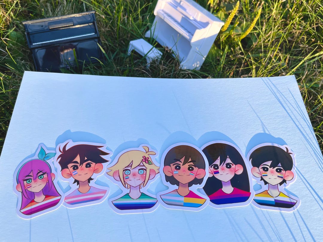 Pride Sticker Collection - Omori Inspired Character Stickers - Etsy
